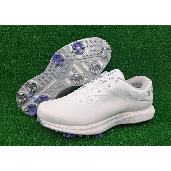 Under Armour | Shoes | Under Armour White Leather Charged Pga Pro Tour ...